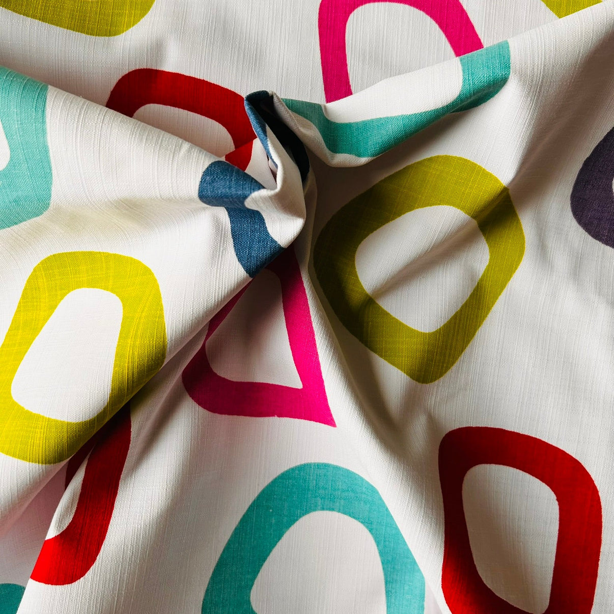 Tuba Fabric by James Dunlop in Lollipop -The Fabric Room